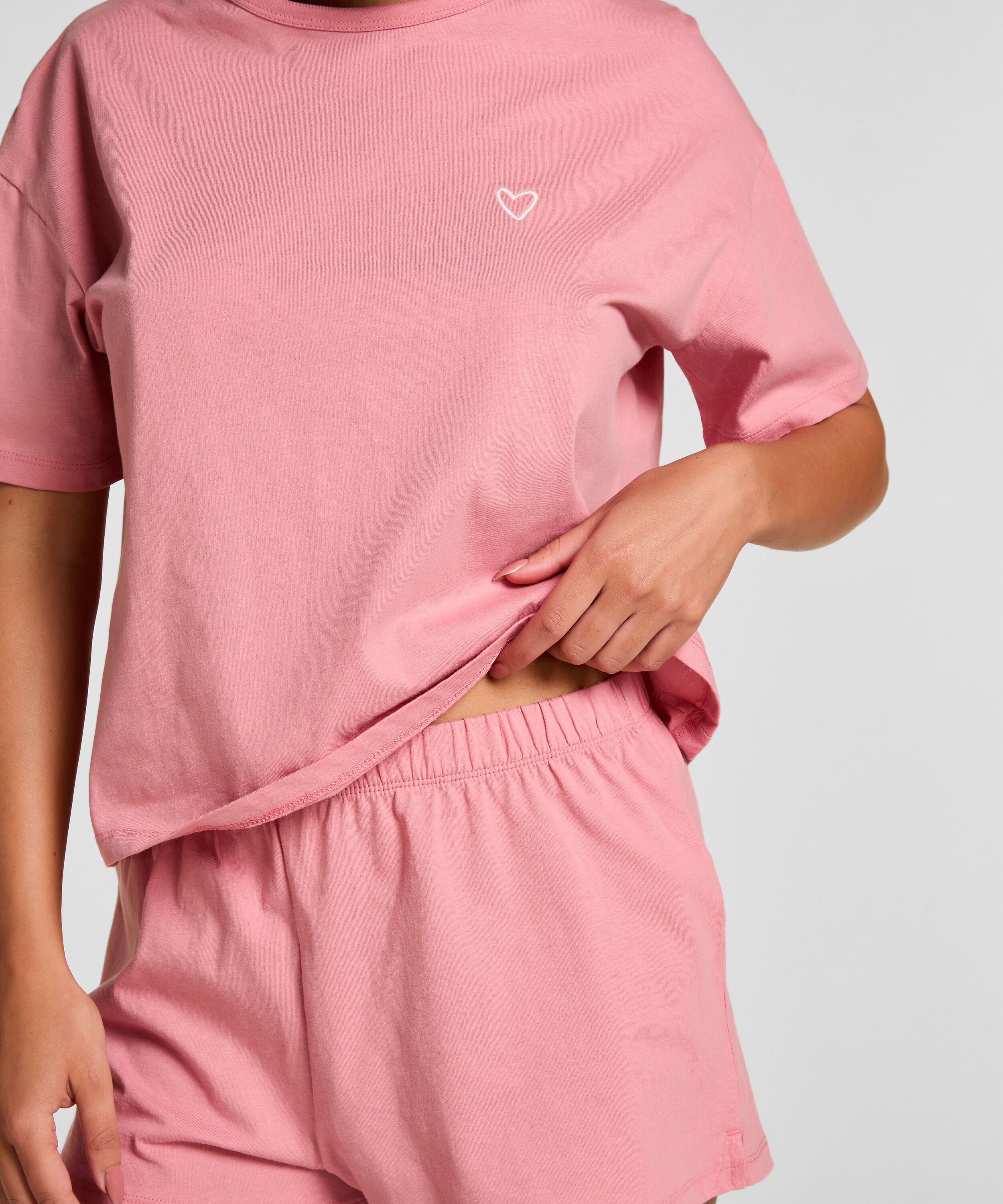 Pyjama-Set aus Baumwolle - Rose - Pyjamas - Hunkemöller